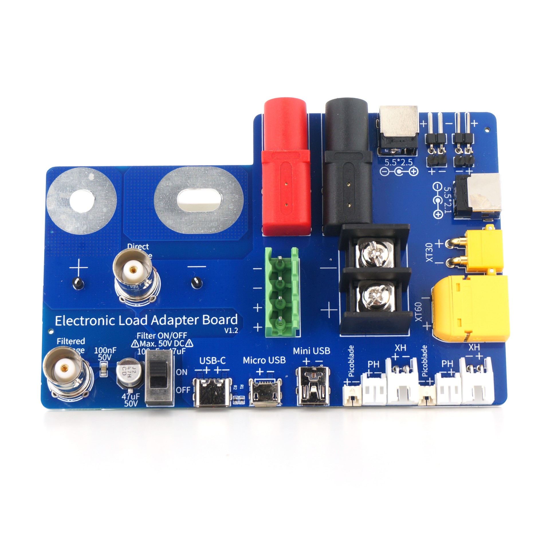 Korad KEL103 connection board