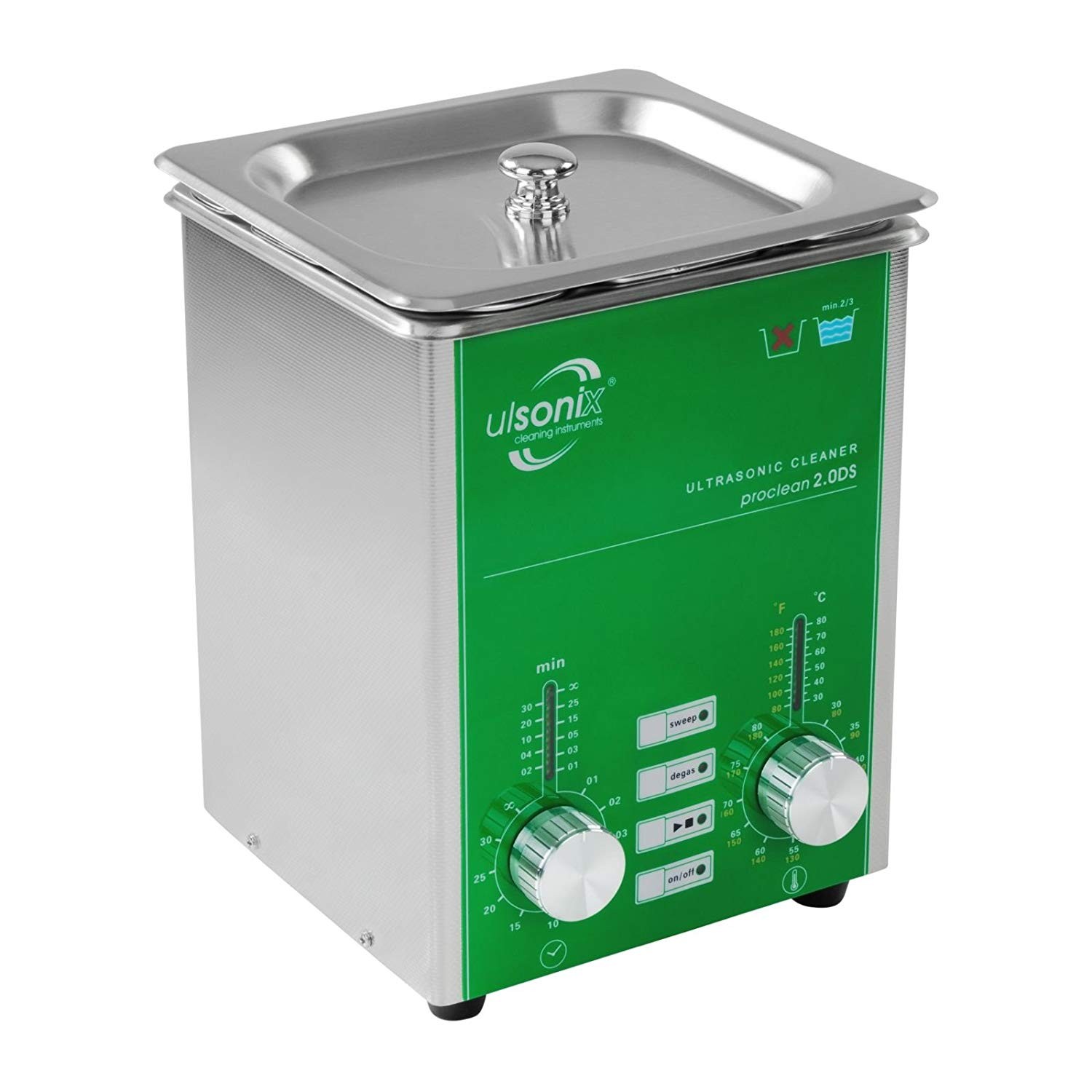 Ultrasonic cleaner 2L with sweep function
