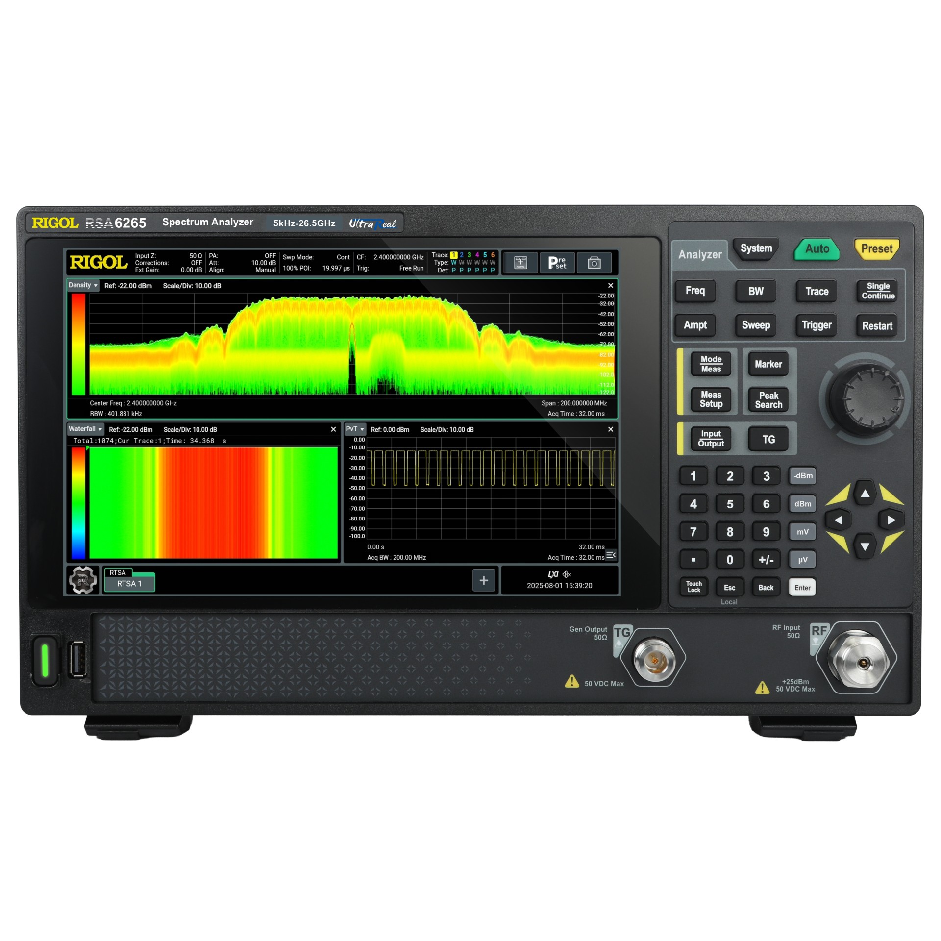 Rigol RSA6265 real-time spectrum analyser