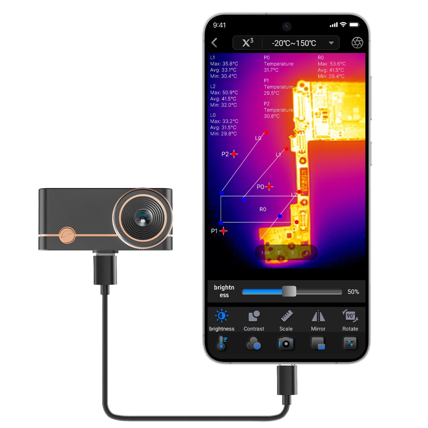Thermal Master P3 thermal imaging camera (Android & iOS)