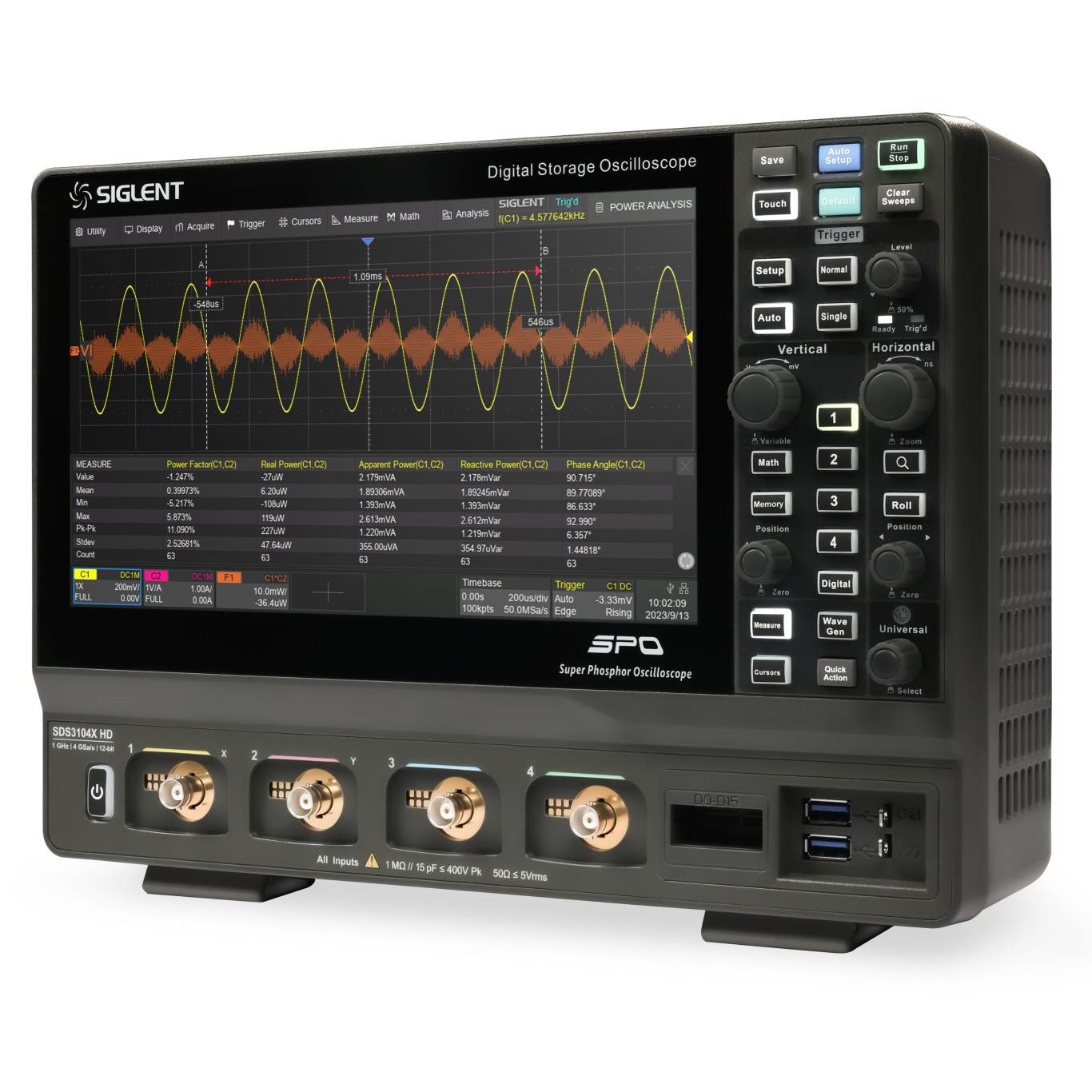 Siglent SDS3054X HD oscilloscope