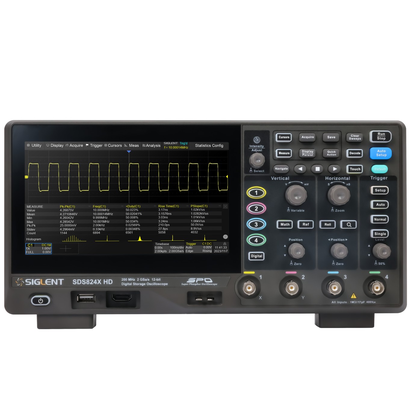 Siglent SDS804X HD oscilloscope