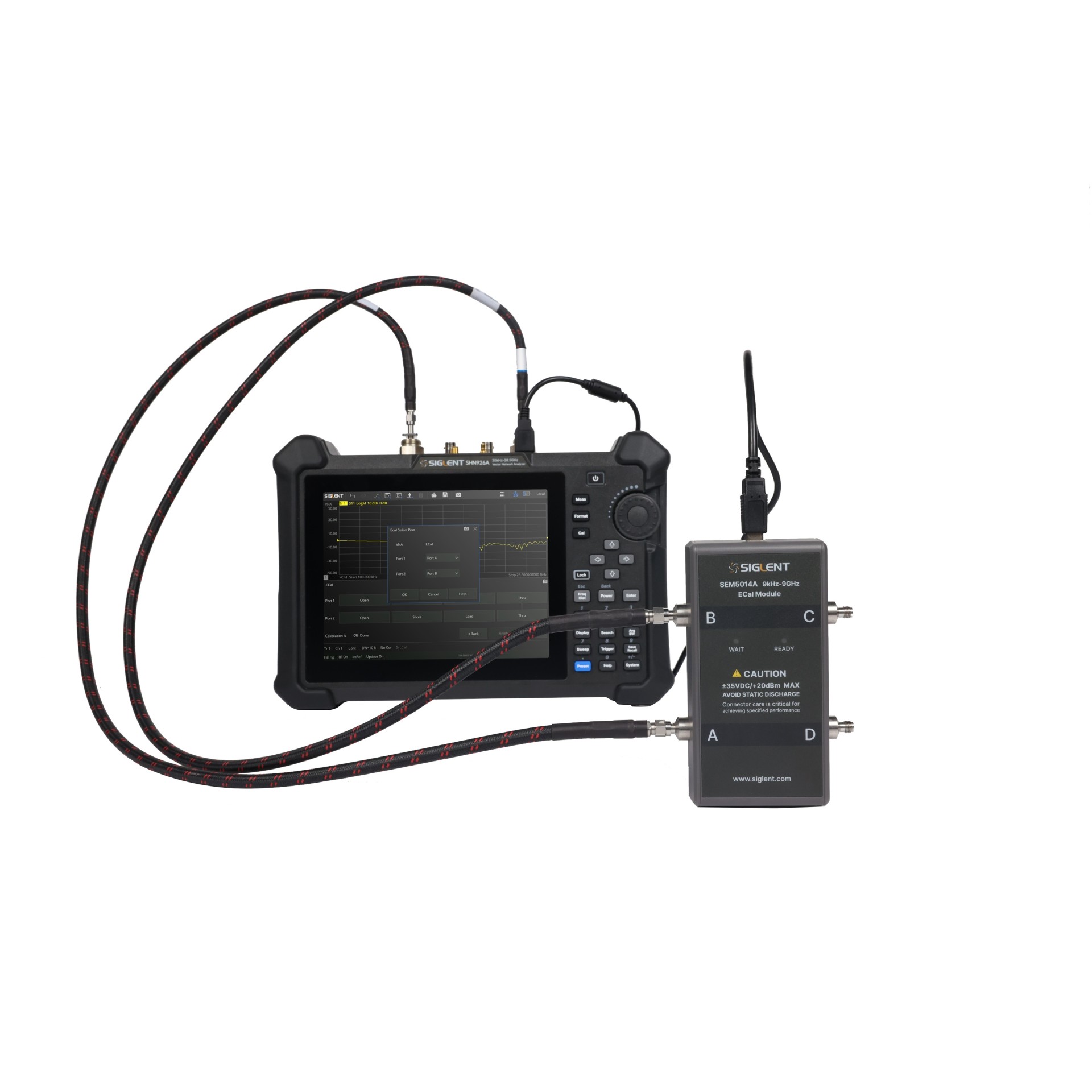 Siglent SHN920A portable vector network analyser