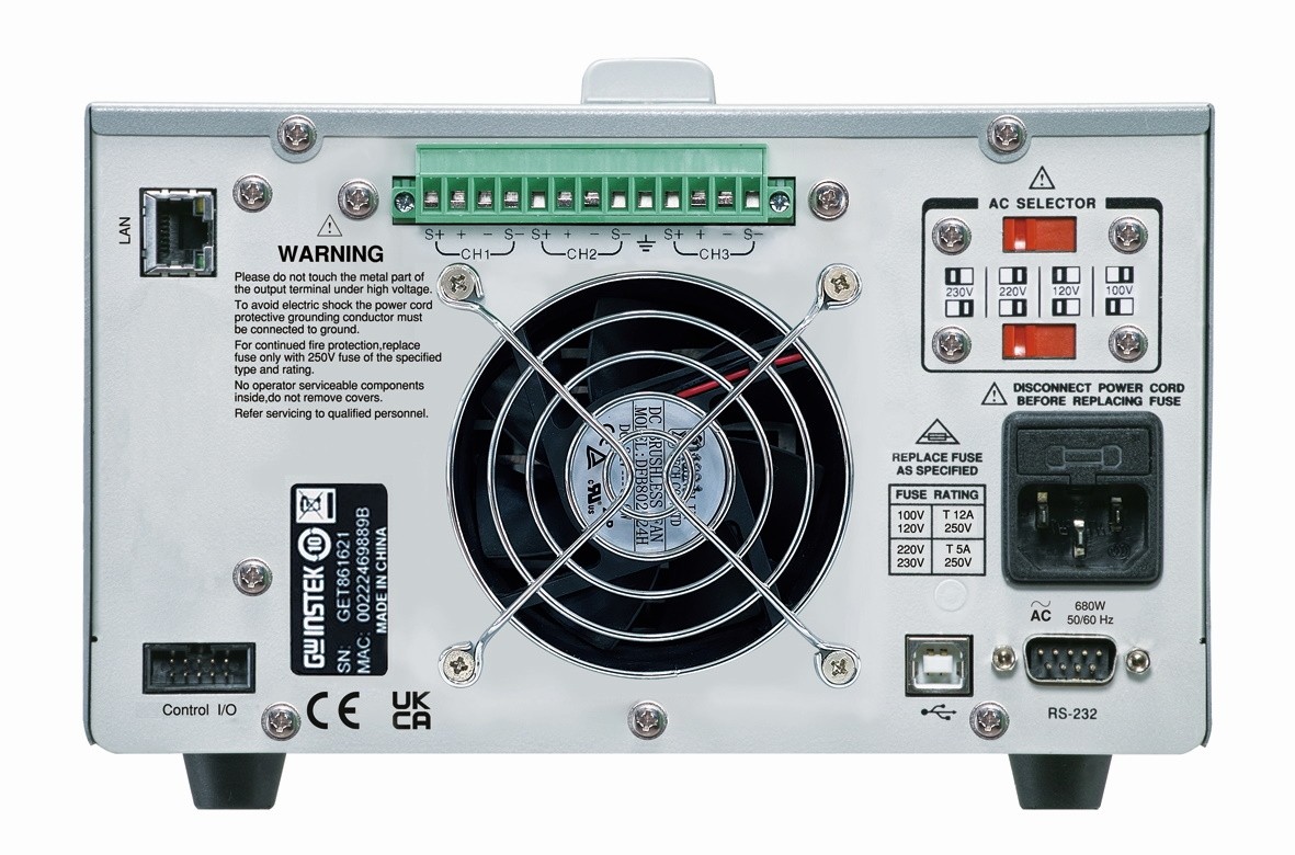 GW Instek GPP-3650 power supply + load