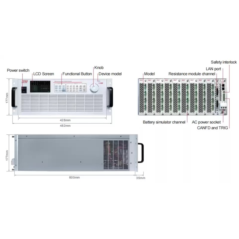NGI N9000 series battery simulator