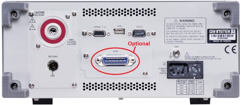 GW Instek GPT-9901A Hi-pot tester