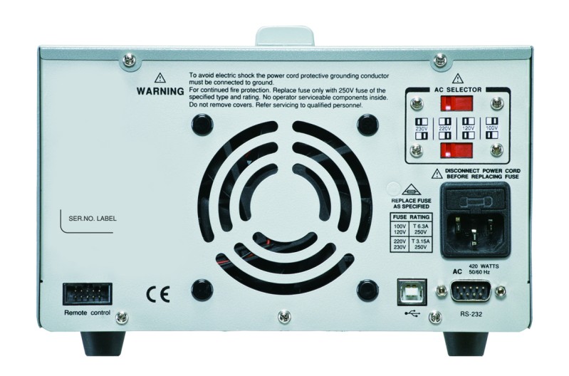 GW Instek GPP-3323 power supply + load