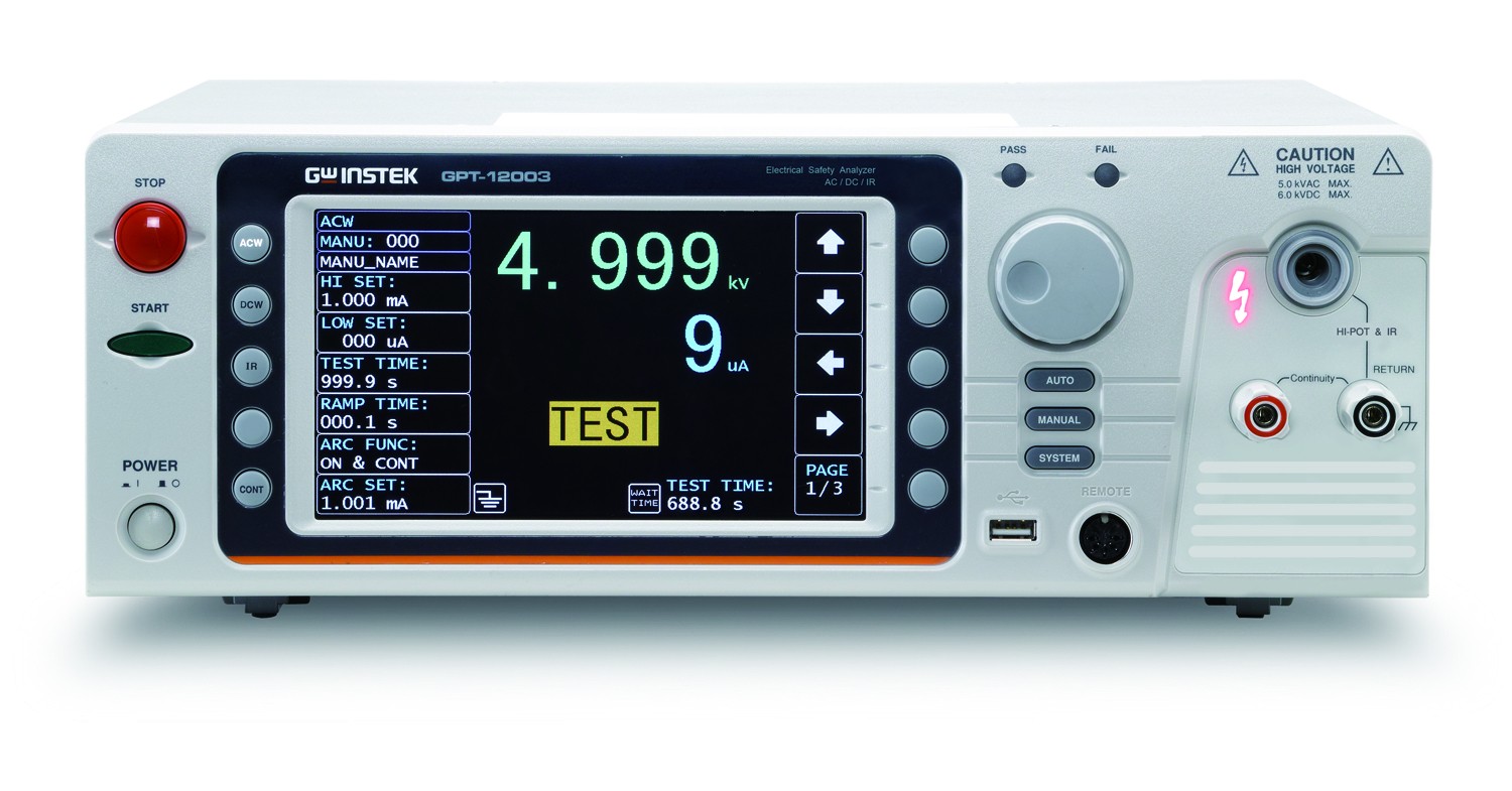 GW Instek GPT-12003 Hi-pot tester