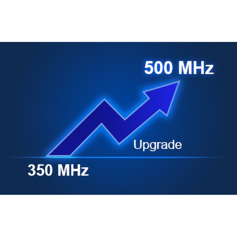 Siglent SDS5000X HD series 350 MHz to 500 MHz bandwidth upgrade (4CH)